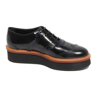 Tod's Blaue Francesina Schuhe Made in Italy - - Shoes - Damen - Schwarzk - 37 1/2 EU