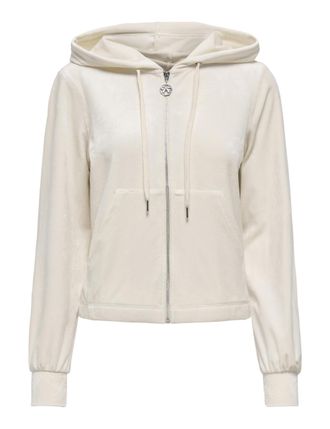 Only Damen Onlrebel L/S Zip Hood SWT Kapuzenpullover, Birch, XL