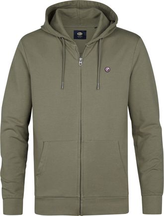 Petrol Industries Lässiger Cardigan Ironwood Grün XXXL