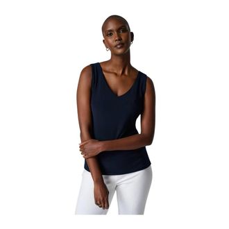 Joseph Ribkoff &Auml;rmelloses Top Modisches Modell - - Tops - Damen - Blau - 2XL