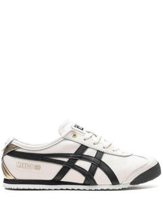 Onitsuka Tiger baskets Mexico 66 Cream/Black/Gold - Blanc