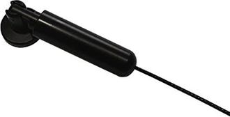 Gardinia Race Seilspanngarnitur für die Wand- oder Nischenmontage, Länge: 5 m, Alle Befestigungsmaterialien inklusive, Metall / Schwarz-matt