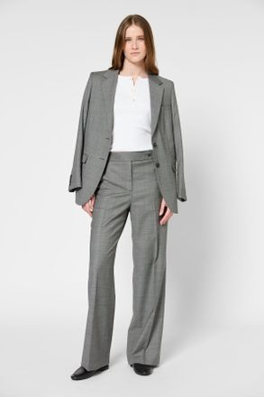 Gerard Darel Pantalon droit imprim&eacute; caviar - LILOU - Gris moyen
