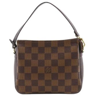 Louis Vuitton Pre-owned Trousse Makeup Damier Canvas Pouch - Femme - Pre-owned - Brun - Taille: ONE Size