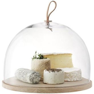 LSA International Ivalo Haube & Platte Aus Esche &Oslash;32cm H20.5cm Klar *