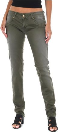 Met Slim Fit Denim Jeans - - Jeans - Damen - Gr&uuml;n - W25