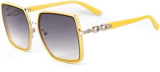 Guess Femme, Accessoires, Multicolore, Taille: ONE Size Lunettes de soleil &agrave; monture m&eacute;tallique