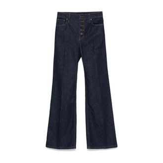 Ralph Lauren Retro Flare in voller L&auml;nge - - Jeans - Damen - Blau - L