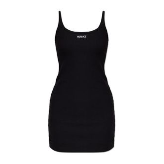 Versace Logo Dress - - Dresses - Damen - Schwarzk - 2XL