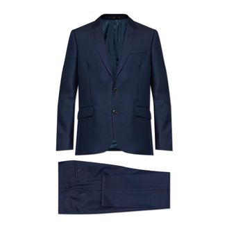 Paul Smith Wollanzug mit doppeltem R&uuml;ckenschlitz - - Suits - Herren - Blau - XL