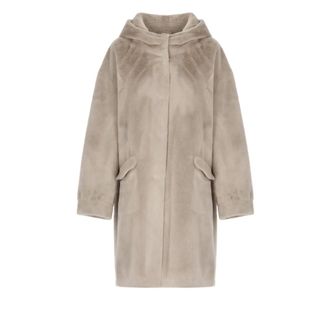 Betta Corradi Femme, Manteaux, Gris, Taille: 36 FR Mimi Coat