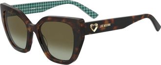 Moschino Femme, Accessoires, Brun, Taille: 54 MM Mol098/S Lunettes de soleil