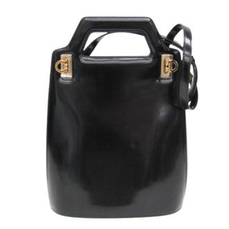Ferragamo Sac &agrave; main Pre-owned Wanda Dh-21 3483 - Femme - Pre-owned - Noir - Taille: ONE Size