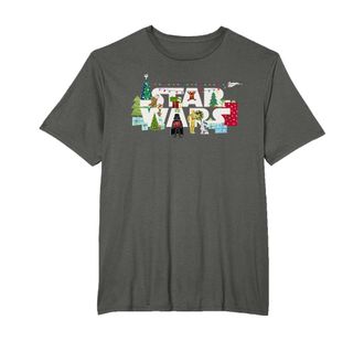 Star Wars Christmas Logo Holiday Celebration T-Shirt
