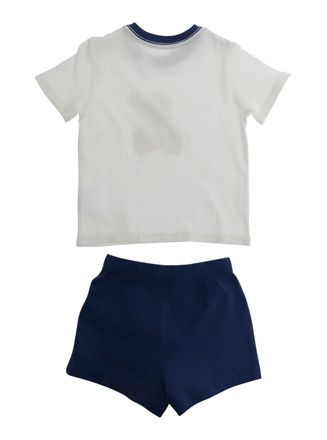 Polo Ralph Lauren Unisex Kids Knit Short Set White Cotton Tracksuit Sets
