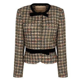 Valentino Garavani Boucle Jacket - - Jackets - Damen - Mehrfarbig - S
