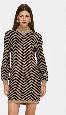 Only Strickkleid Julia 15366284 Braun Regular Fit