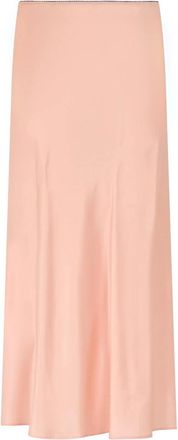 Roberto Collina Femme, Jupes, Rose, Taille: 42 FR Silk Long Skirt