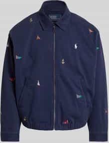 Polo Ralph Lauren Regular Fit Blouson aus reiner Baumwolle mit Stickereien
