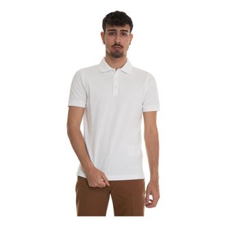 Fay Kurz&auml;rmeliges Poloshirt - - Tops - Herren - Wei&szlig; - 3XL