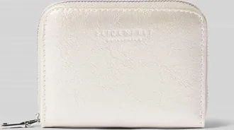 Seidenfelt Manufaktur Portemonnaie mit Logo-Detail