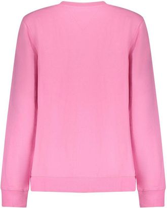 Tommy Hilfiger Cotton-Blend Crew Neck Sweatshirt - Pink