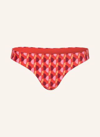 Seafolly Basic-Bikini-Hose Sorrento Zum Wenden rot