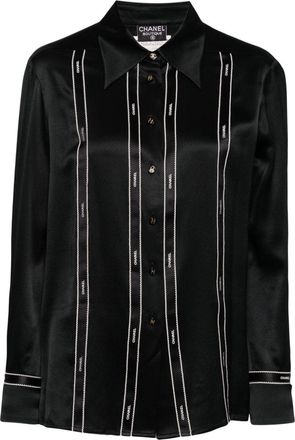Chanel 1994 Bluse Hemd - Schwarz