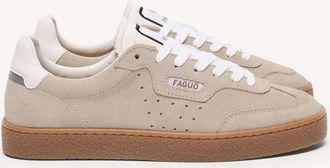 Faguo Baskets beige su&egrave;de - LUMBO