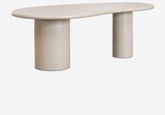 Sklum Sklum - Ovaler Esstisch aus mdf (220x115 cm) Billie Beige Tapioca