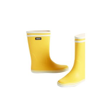 Aigle Damen Falkland 2Rain Boot, Gelb/Wei&szlig;, 36 EU