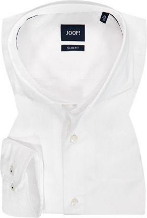 Joop Herren Hemd weiß Baumwoll-Stretch