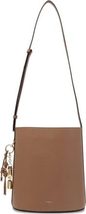 Furla Femme, Sacs, Brun, Taille: ONE Size Roxie Bucket Bag