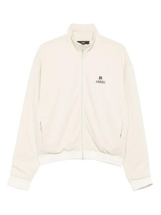 Amiri sweat zippé à logo brodé - Tons neutres