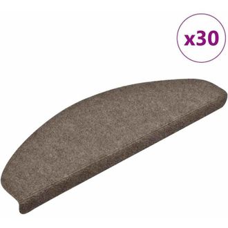 vidaXL Stufenmatten Selbstklebend 30 Stk. Creme 65x21x4 cm - Vidaxl