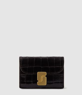 SOEUR Porte-cartes Aube Marron Fonce