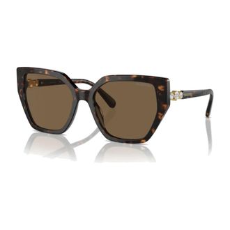 Swarovski Braune Linse Sonnenbrille Sk6016 - - Accessories - Damen - Braun - 56 MM