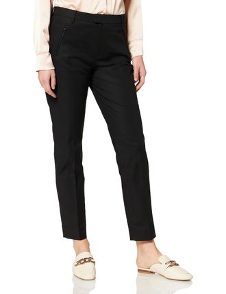 Noa Noa Damen Noa Noos Basic mid Rise Trousers Hose, Schwarz (Black 0), W28/L38 (Herstellergr&ouml;&szlig;e: 32)