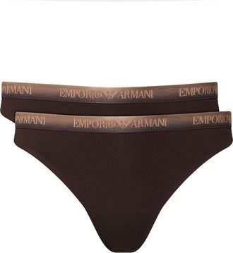 Emporio Armani String-Set EW000402 AF25572 U6279 Dunkelbraun
