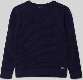 Blue Seven Regular Fit Pullover in Strick-Optik