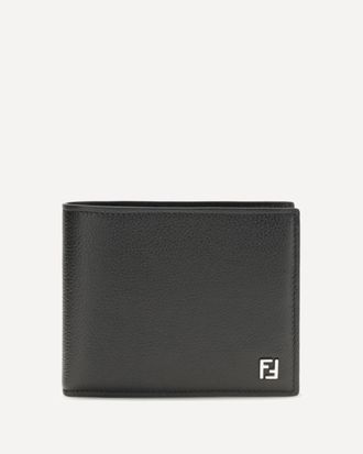 Fendi Leather bifold Wallet Male UNI