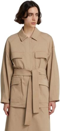 Max Mara Femme, Vestes, Beige, Taille: 42 FR Veste saharienne
