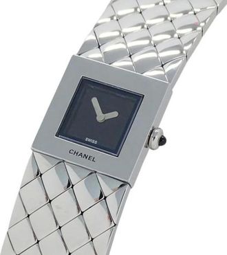 Chanel Montre vintage doccasion - Femme - Pre-owned - Noir - Taille: ONE Size