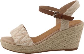 Tom Tailor Damen 5390010037 Sandale Offwhite Sand 42 EU