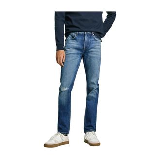 Pepe Jeans London Slim Distressed Casual Jeans - - Jeans - Herren - Blau - W31 L32