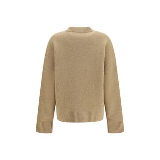 Ami Alpaca Blend Sweater - Beige