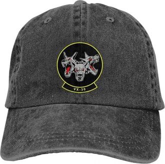 Generic Casquette de baseball avec visi&egrave;re pare-soleil Air Test and Evaluation Squadron 30 VX-30 The Bloodhounds United States Navy Caps Viking Cowboy Hat Pea
