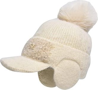 Generic Bonnet Femme Hiver Bonnet Femme Chapeau Femme Hiver Confortable Classique - Casquette Baseball Tricot&eacute;e Hiver, Laine Chaud Et Mignonne, Style Casual p