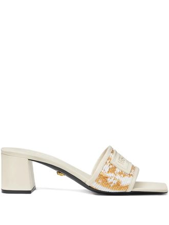 Versace mules Theia - Blanc