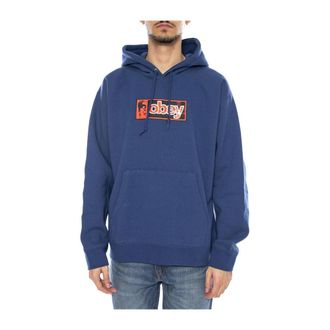 Obey Herren, Sweatshirts & Hoodies, Blau, XLGr&ouml;&szlig;e